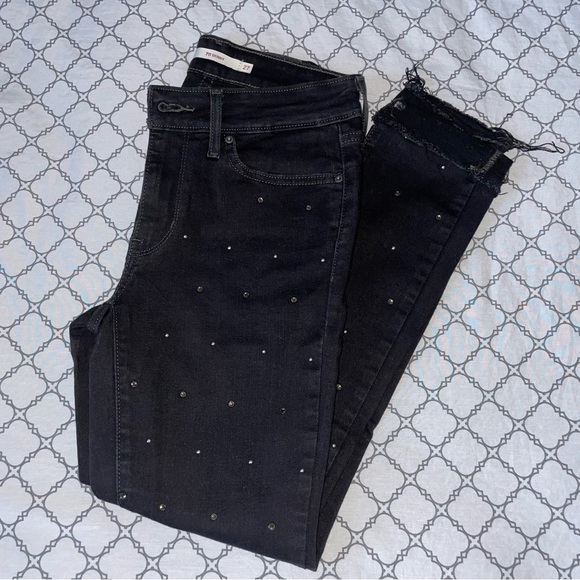 Levi's | Jeans | Levis 71 Skinny Rhinestone Gem Jeans | Poshmark